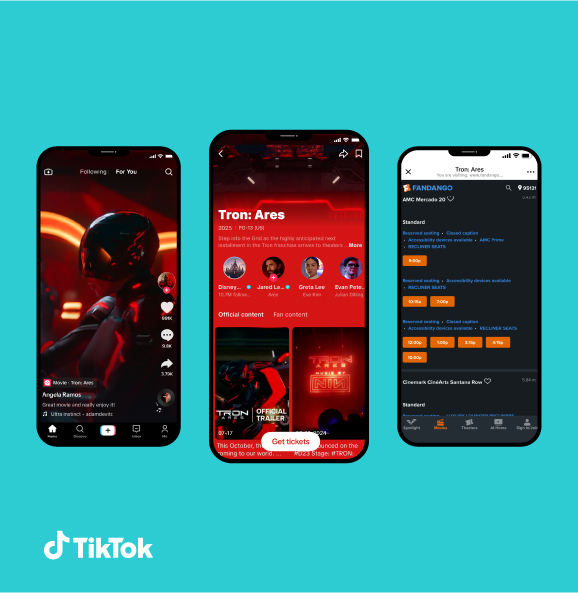 TikTok and Fandango team up to launch movie ticketing integration ...